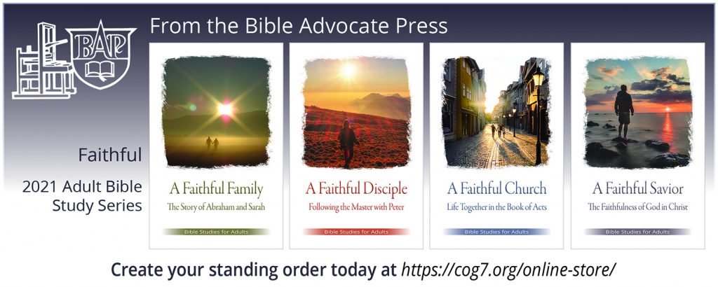 2021 Adult Bible Study Series Announced - Bible Advocate